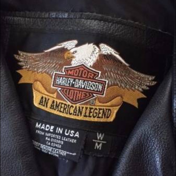 Harley-Davidson | Jackets & Coats | Harley Davidson Leather Riding ...